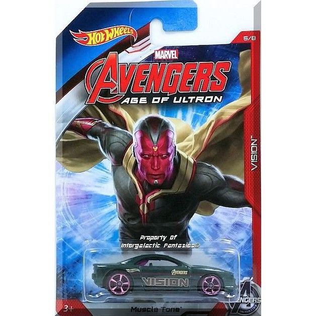 MARVEL Avengers: Age of Ultron - Vision - Muscle Tone - Hot Wheels ...