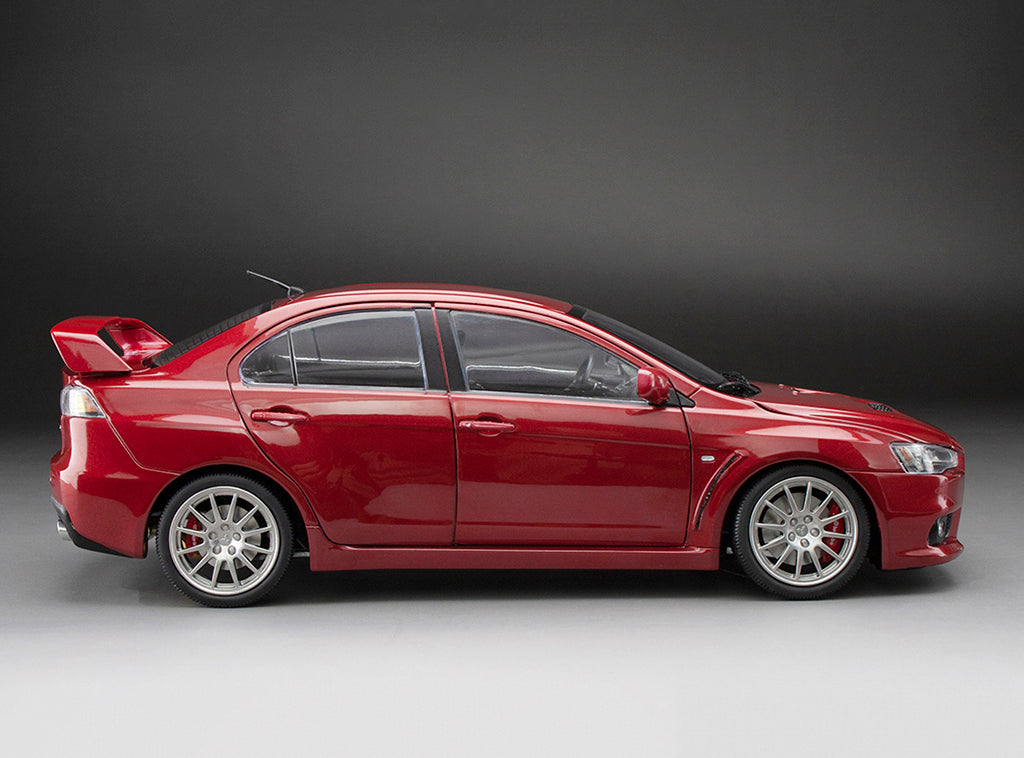1:18 Mitsubishi Lancer Evolution X – Red Metallic – Exclusive Collectables