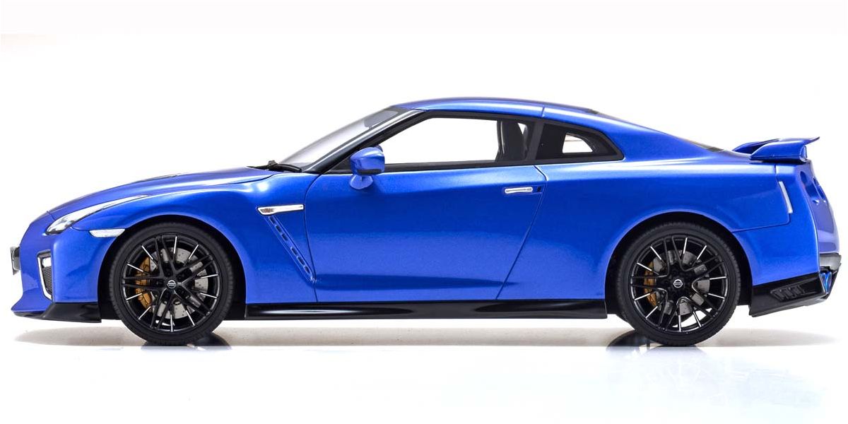 1:18 2020 Nissan GT-R R35 - Blue - Kyosho/Samurai - Resin Model ...